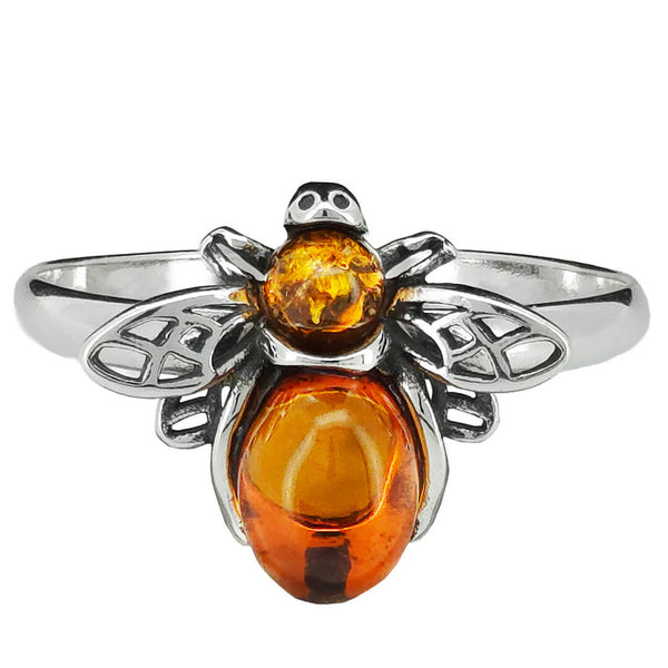 AM0280 - Cognac Amber Ring – Solvang Pebble People