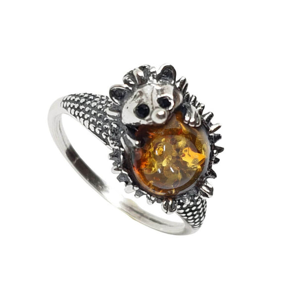 AM0283 - Cognac Amber Ring – Solvang Pebble People