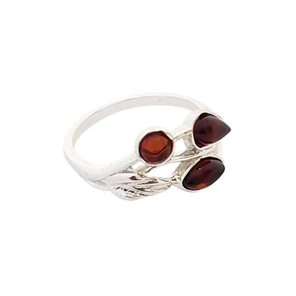 AM0288 - Cherry Amber Ring – Solvang Pebble People