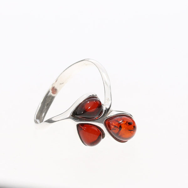 AM0292 - Cherry Amber Ring – Solvang Pebble People