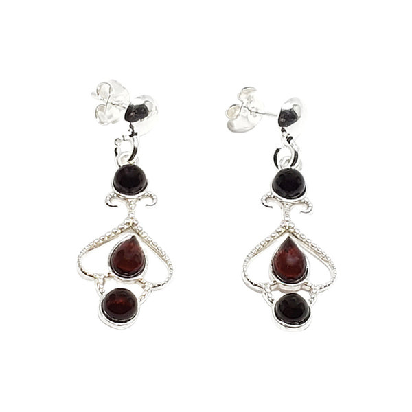 AM0299 - Cherry Amber Earrings – Solvang Pebble People