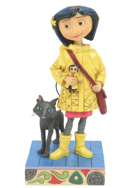 EP8468-JS CORALINE : Coraline in Yellow Coat – Solvang Pebble People