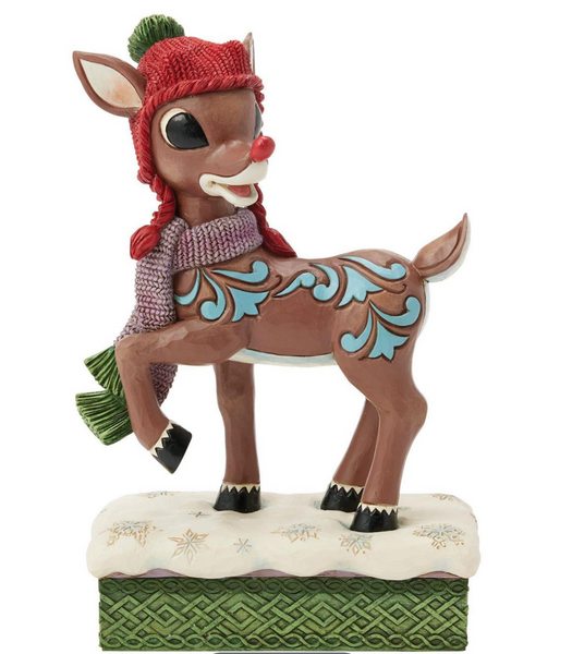 EP8515-JS Rudolph : Rudolph with Hat – Solvang Pebble People